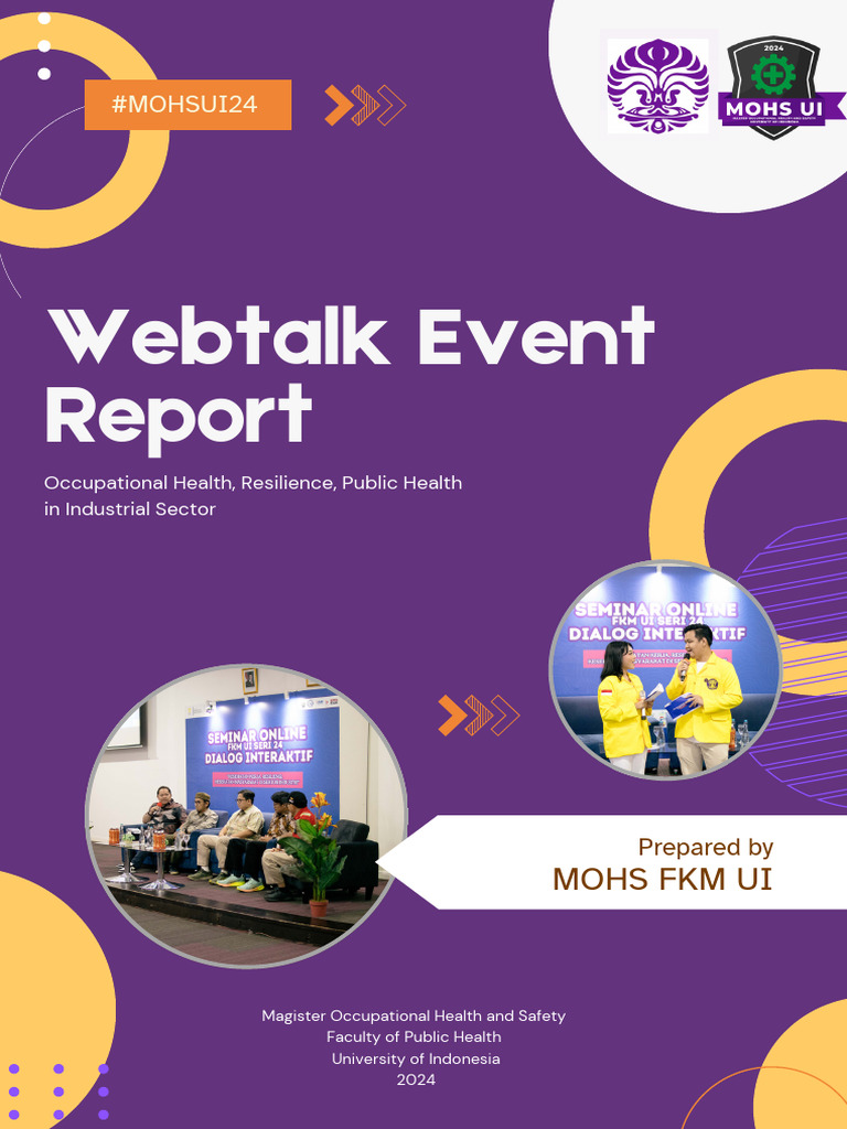 Webtalk Event Report - MOHS UI 2024 | PDF | Occupational Safety And ...
