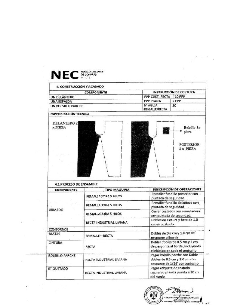 Bases Ficha Tecnica 39-52 | PDF