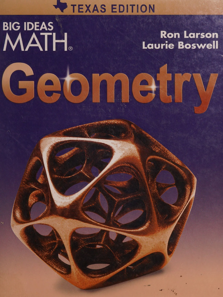 Big Ideas MATH, Geometry, Texas Edition | PDF | Mathematics | Learning