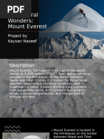 Everest Quiz: Facts and Borders | PDF | Mount Everest | Mountains