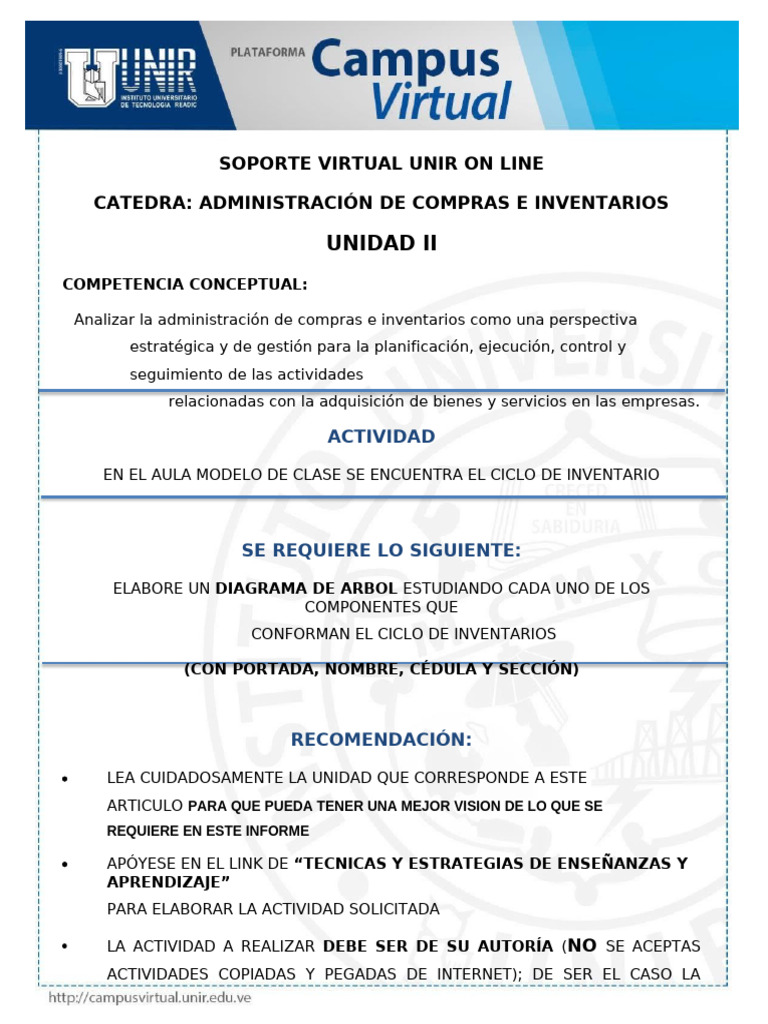 Instrucciones Admon Comp e Inv (Ii) | PDF