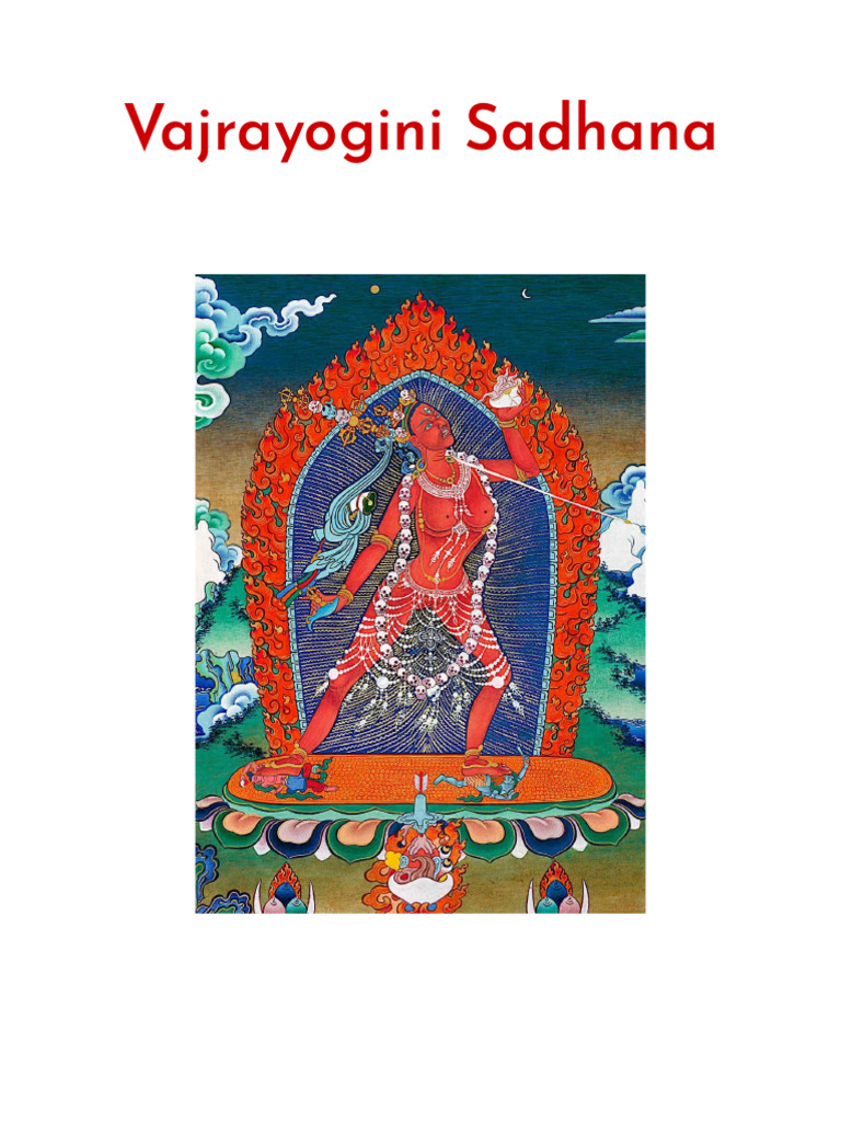 Vajrayogini Sadhana Practice Guide | PDF | Mantra | Buddhist Philosophy