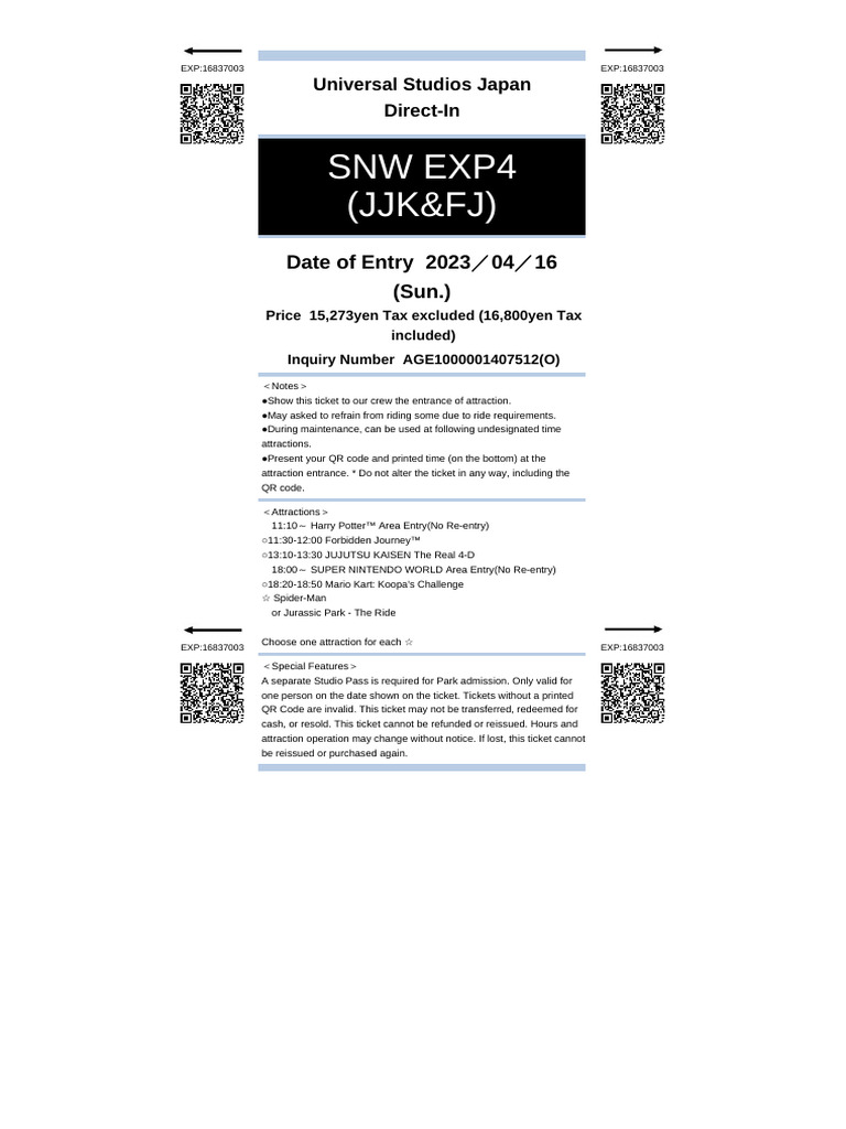 SNW Exp4 (JJK&FJ) : Date of Entry 2023 04 16 (Sun.) | PDF | Nintendo | Nintendo Consoles