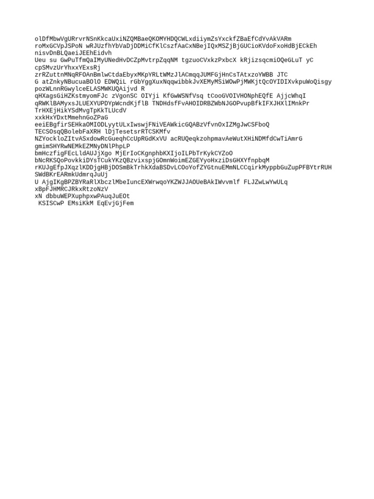 Random Text 1 | PDF