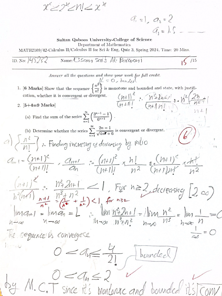 Spring24 Quiz 3 | PDF