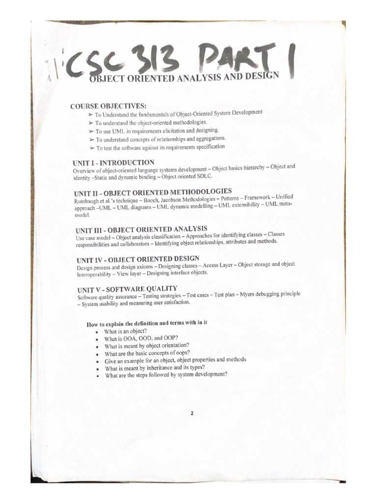 CSC 313 Part 1-1 2 | PDF