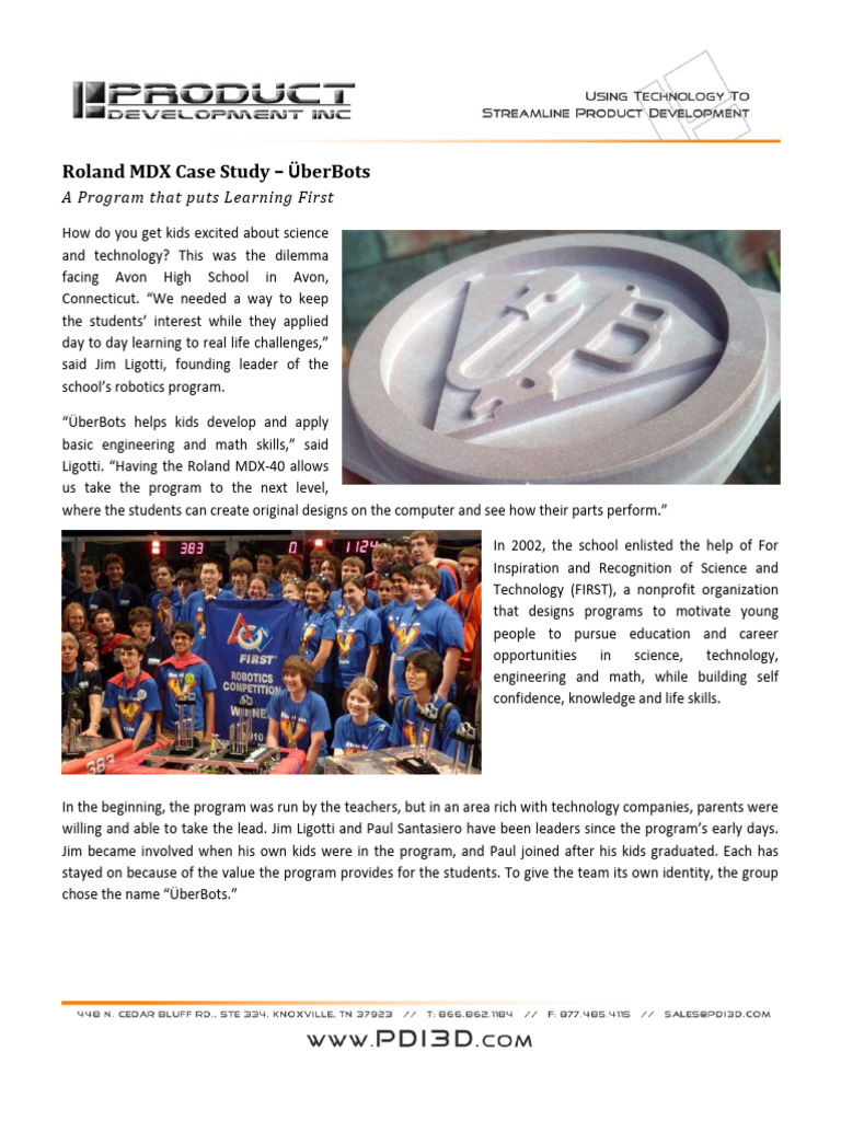 MDX Case Study Education Uber Bots | PDF | Learning | Cognition