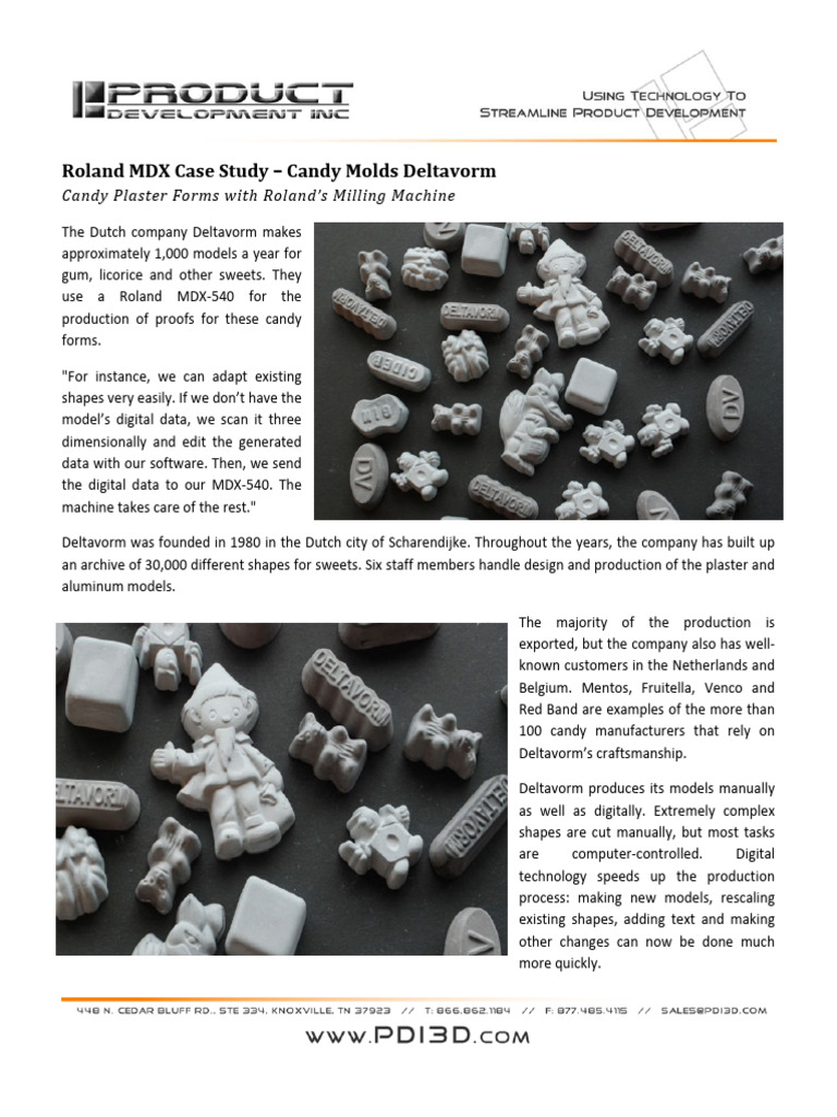 MDX Case Study Candy Molds | PDF