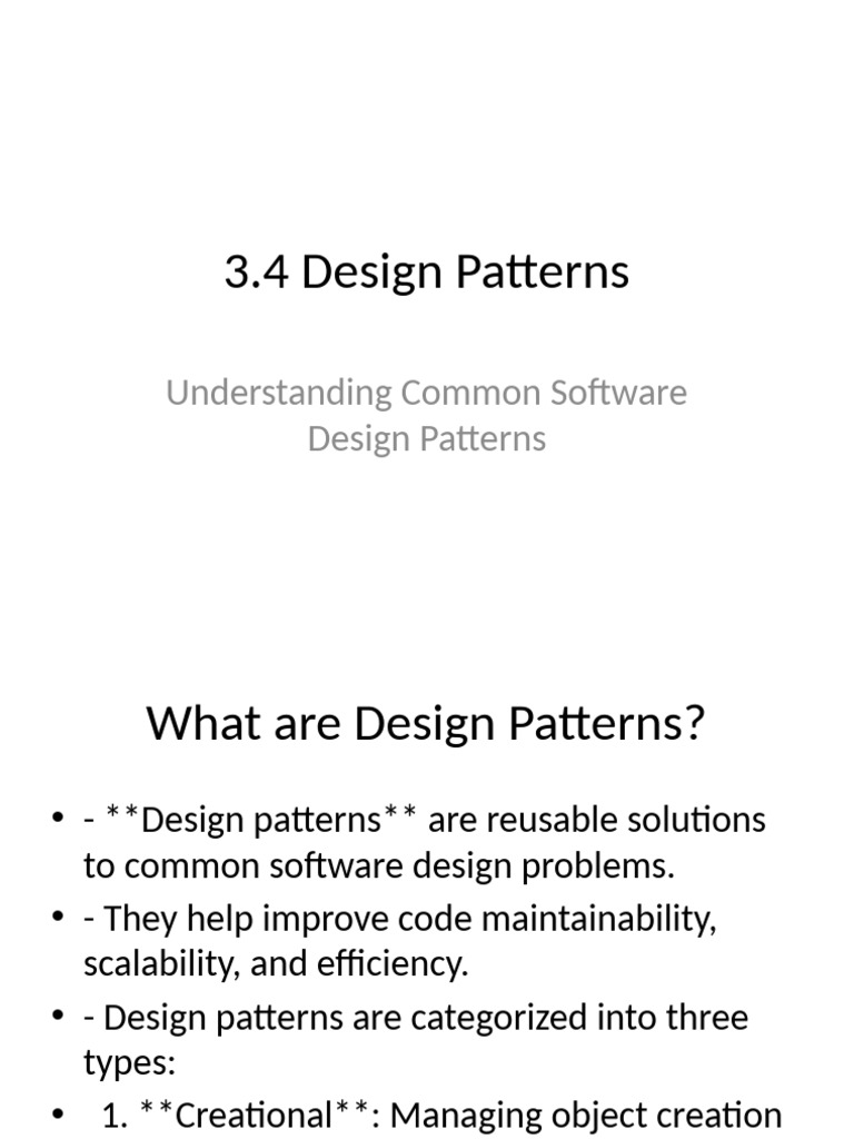 Design Patterns | PDF