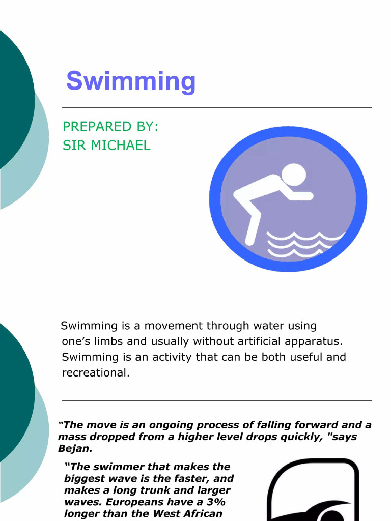 Group 2 Introduction To Swimming | PDF