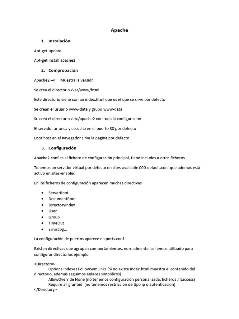 Apache - htaccess | PDF | Servidor HTTP Apache | Autenticación