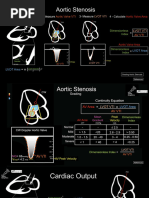 CardioMath Echo Equations Guide | PDF | Ventricle (Heart) | Heart Valve