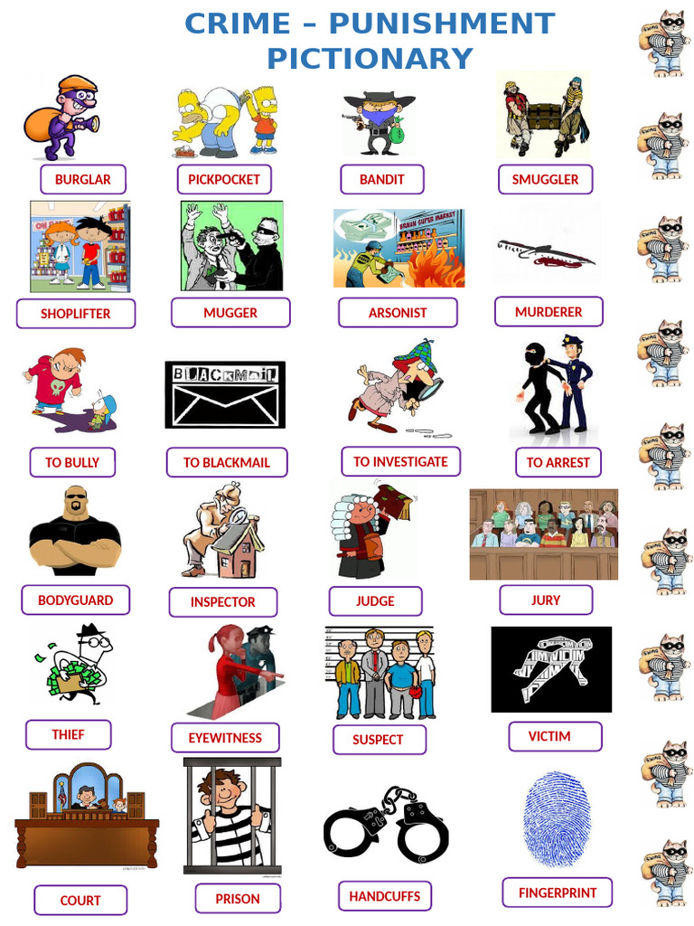 French Crime Vocabulary Guide | PDF
