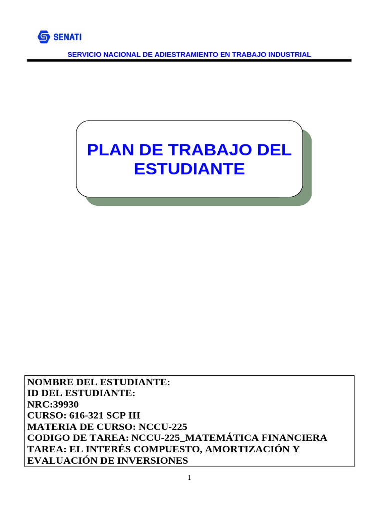 Tarea 07 SCP - III - 84 - Naede - 602 Grupal Seminario | PDF | Tasa ...