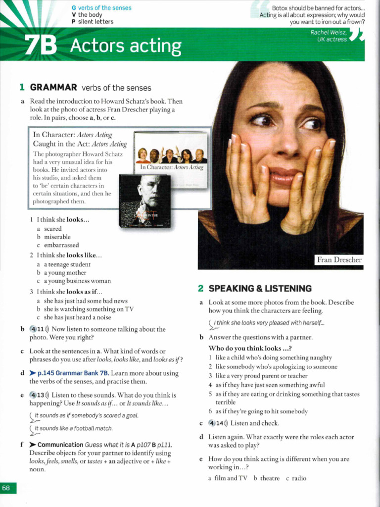 English File 3e - Upper-Int SB-69-72 | PDF | Nonverbal Communication | Linguistics