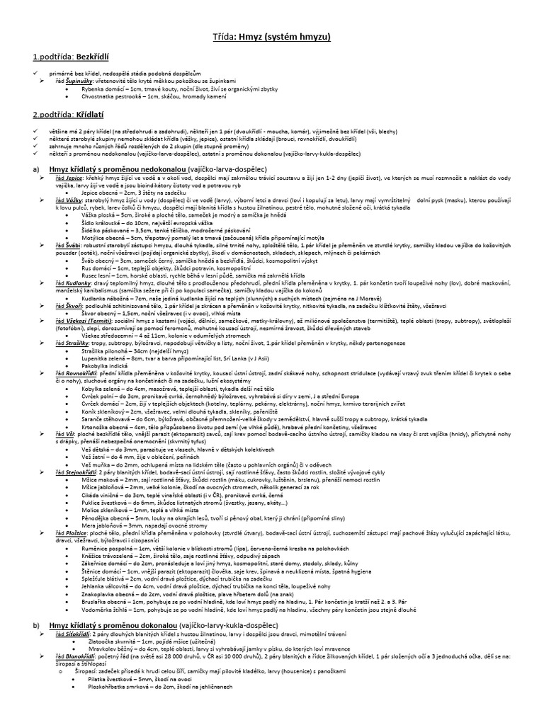 hmyz | PDF