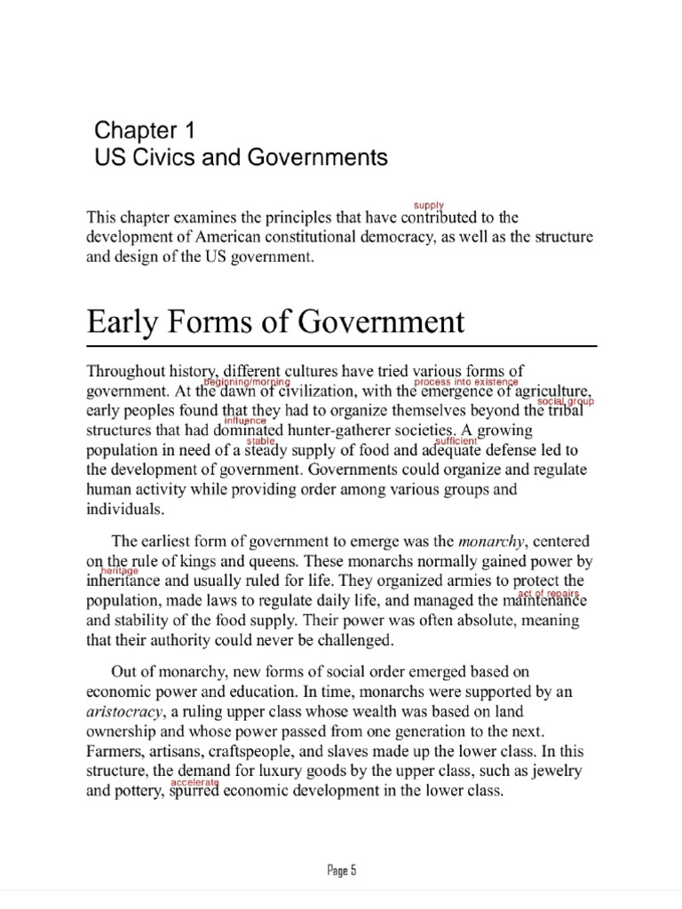 Early Forms of Government | PDF