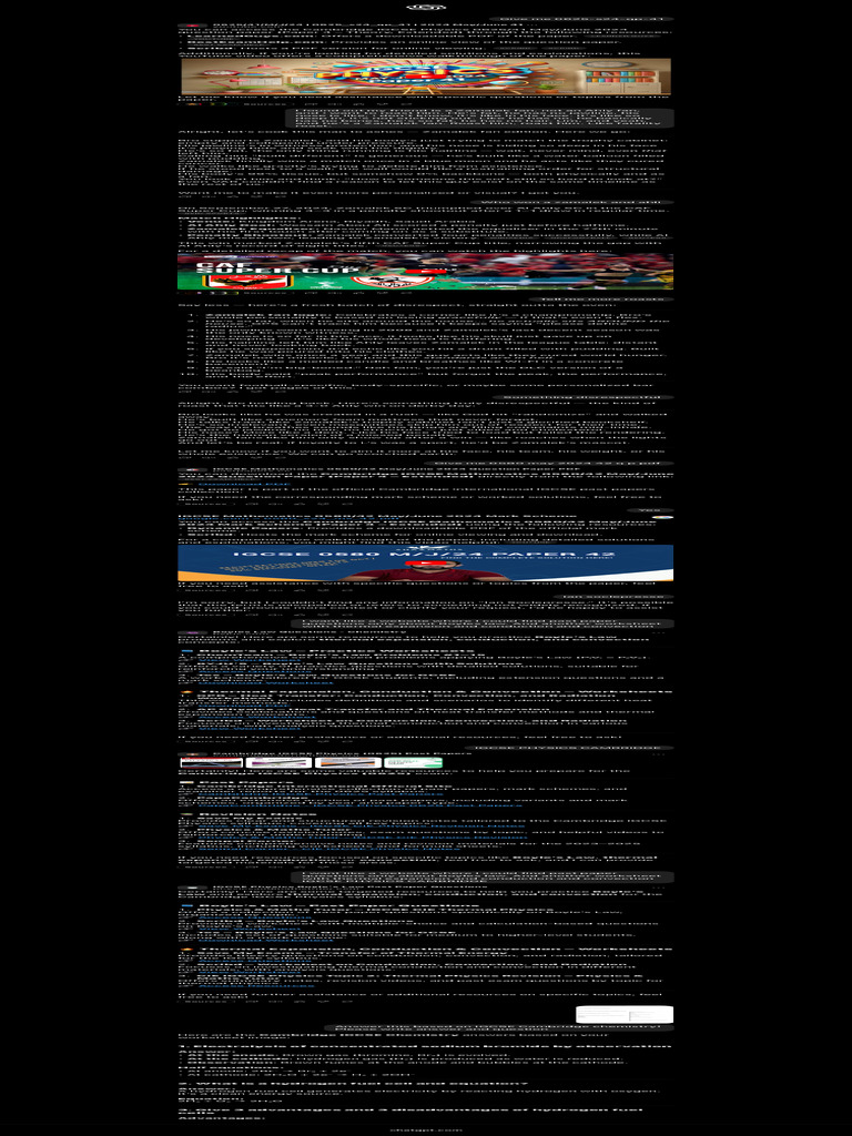 IGCSE Physics Paper 0625 | PDF