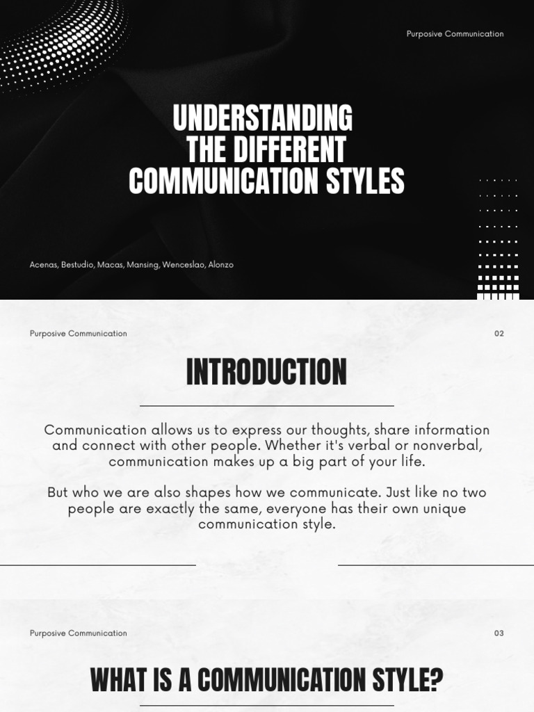 Understanding-the-Different-Communication-Styles | PDF | Communication ...