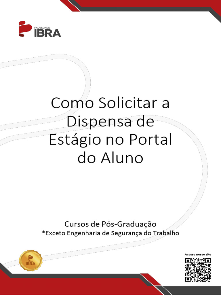 Tutorial Dispensa de ESTÁGIO AVA | PDF