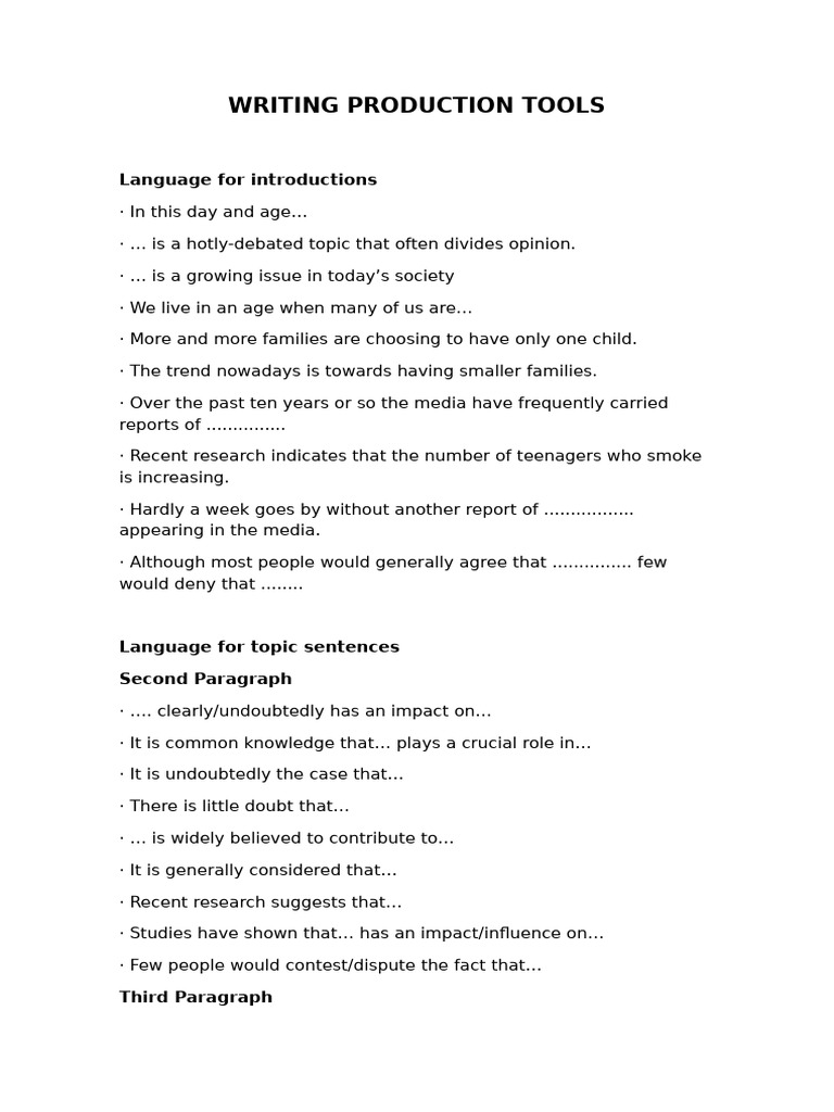 Writing Production Tools | PDF