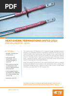 Stress Cones Selection Chart | PDF | Cable | Electrical Connector