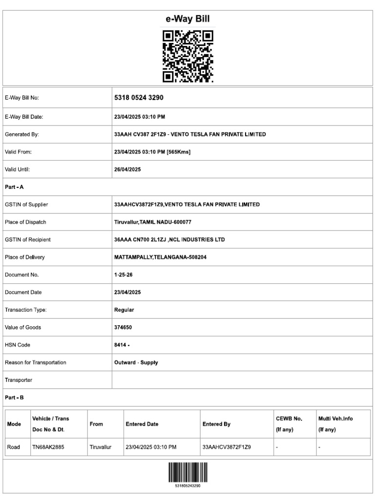 001-25-26 - Eway - NCL | PDF