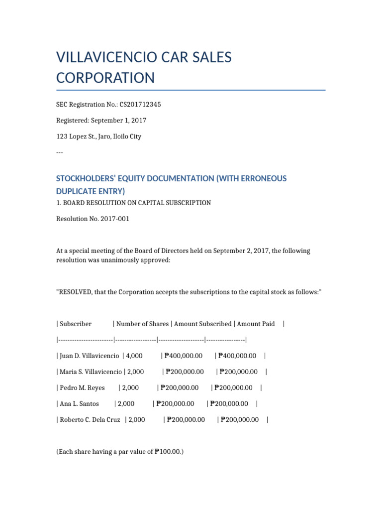Pre-Correction Share Documents | PDF