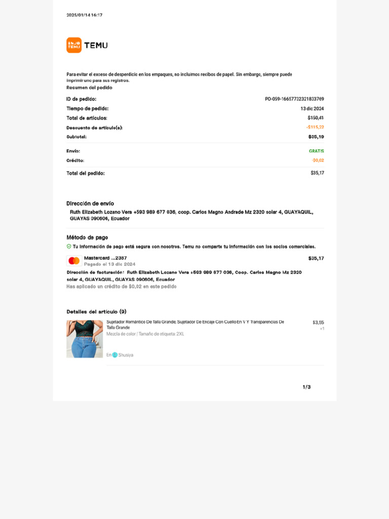 Temu Web Document | PDF