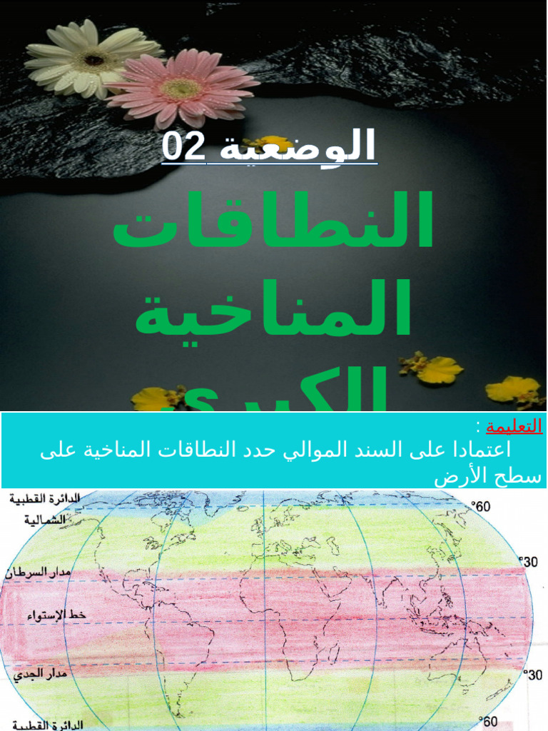 النطاقات المناخية - slide.ppsx | PDF