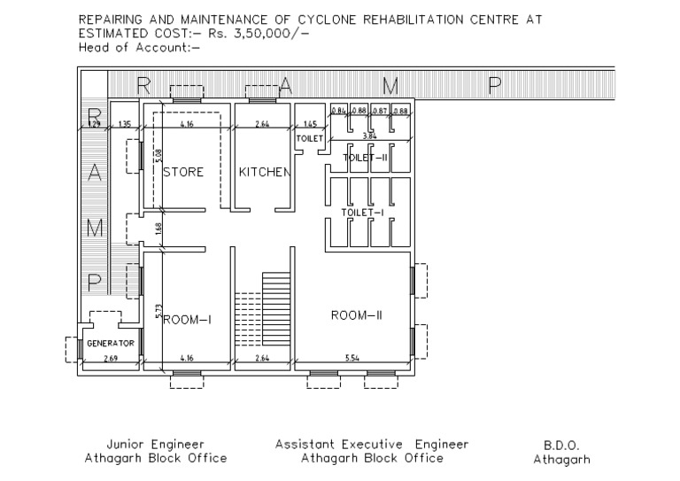 Drawing Cyclone Relief Centre | PDF