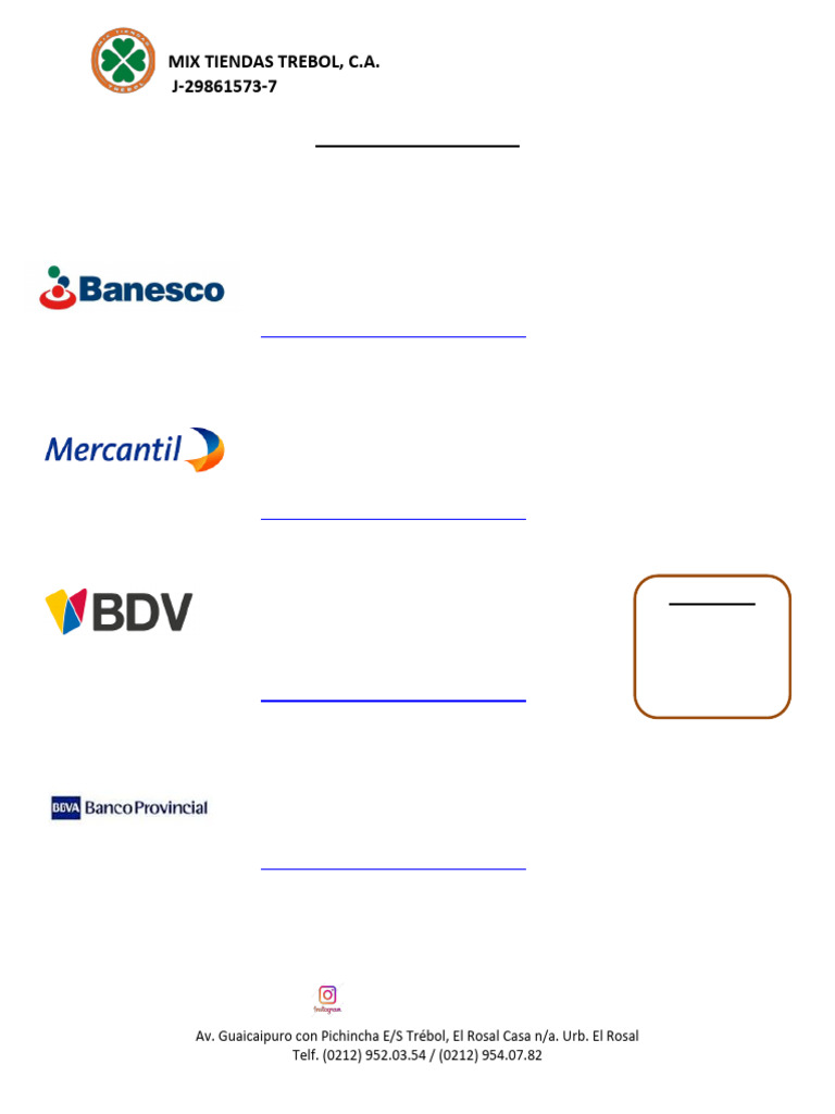 Información de Mix Tiendas Trébol | PDF