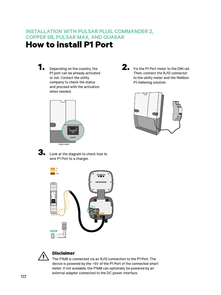 Installing Wallbox P1 Port Guide | PDF | Computing | Information And ...