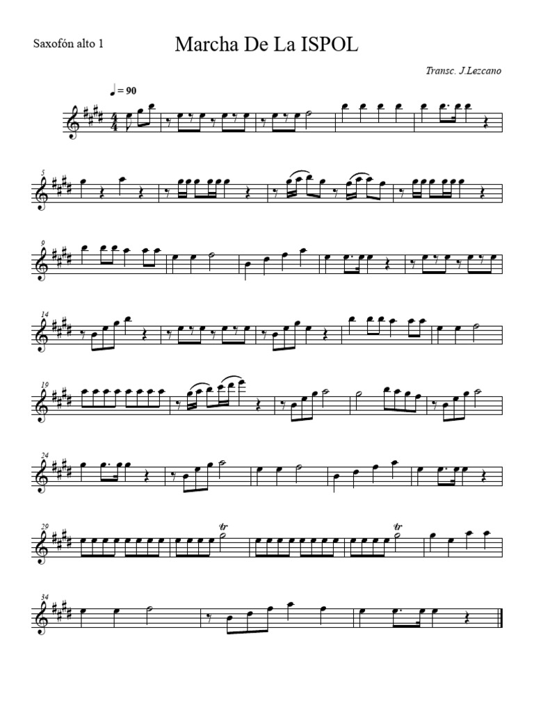 ispol - Saxofón alto 1 | PDF