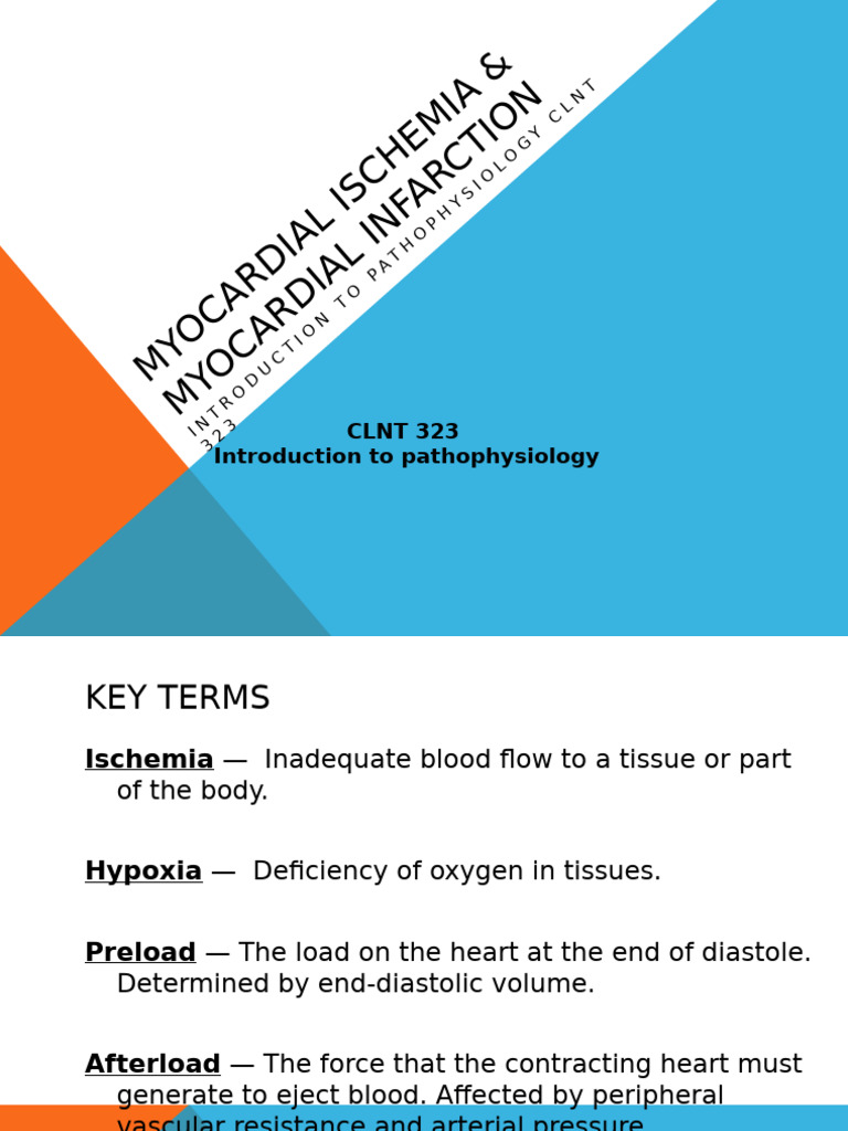 Lecture 07 - Myocardial Ischemia & Infarction | PDF | Myocardial ...