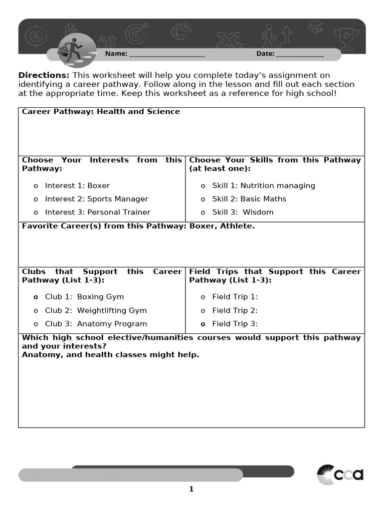 Health and Science Career Pathway Guide | PDF