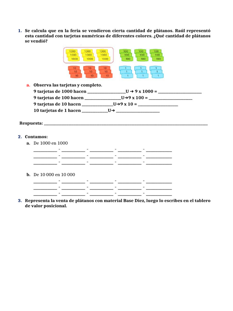 Lunes Ficha Mat. | PDF