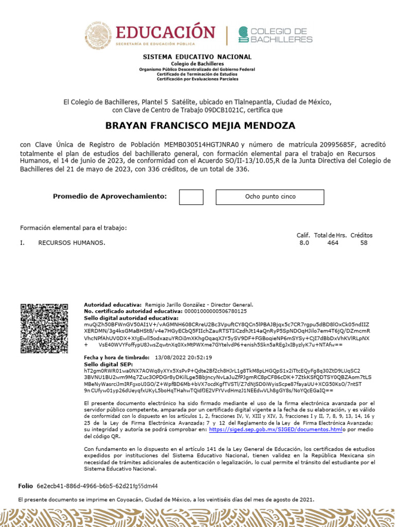 Brayan Francisco Mejia Mendoza | PDF