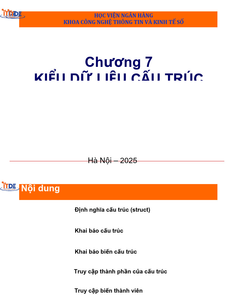 C07-Kieu Du Lieu Cau Truc | PDF