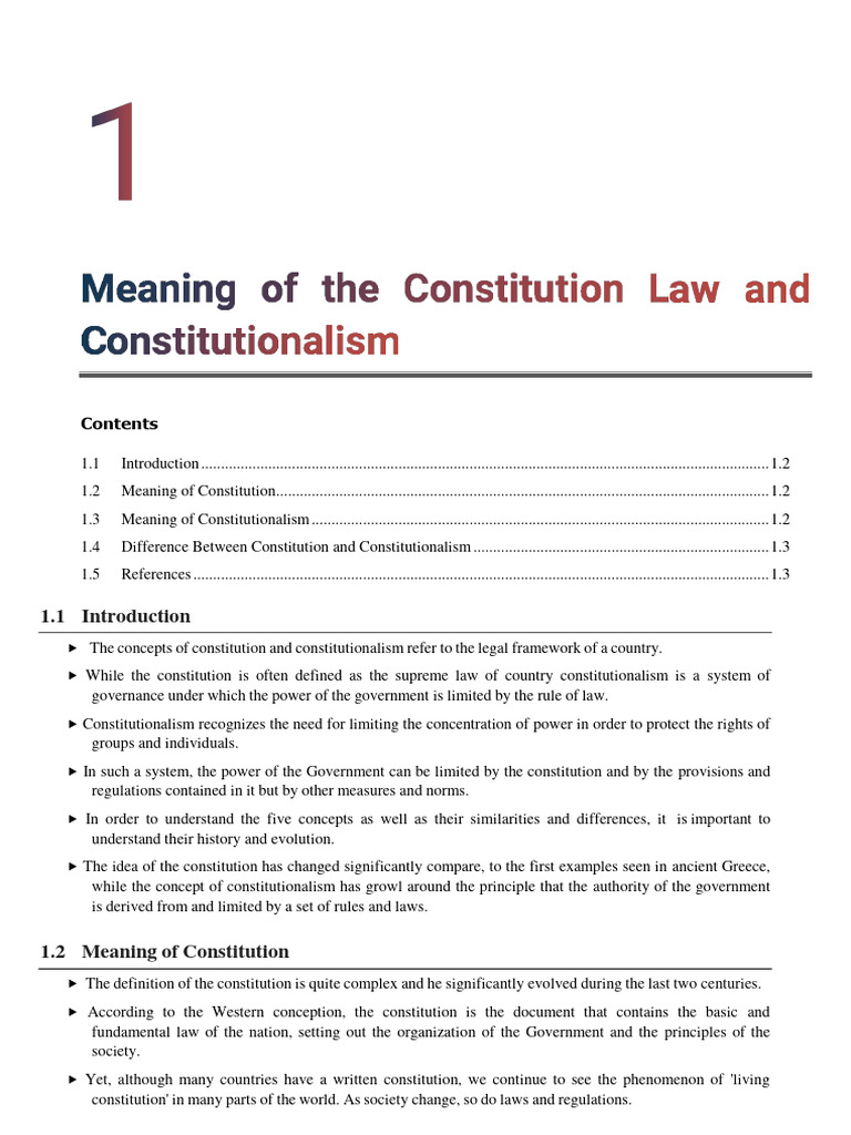 Indian-Constitution - Unit - 1 To 15 | PDF | Constitutional Amendment ...
