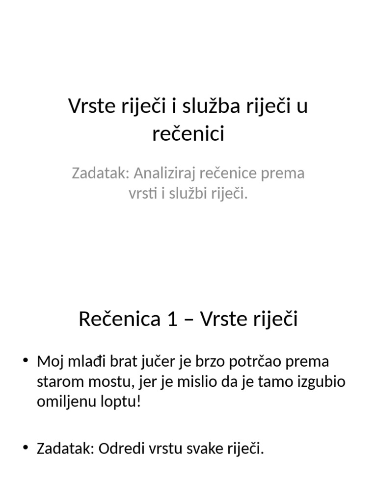 Vrste_i_sluzba_rijeci | PDF