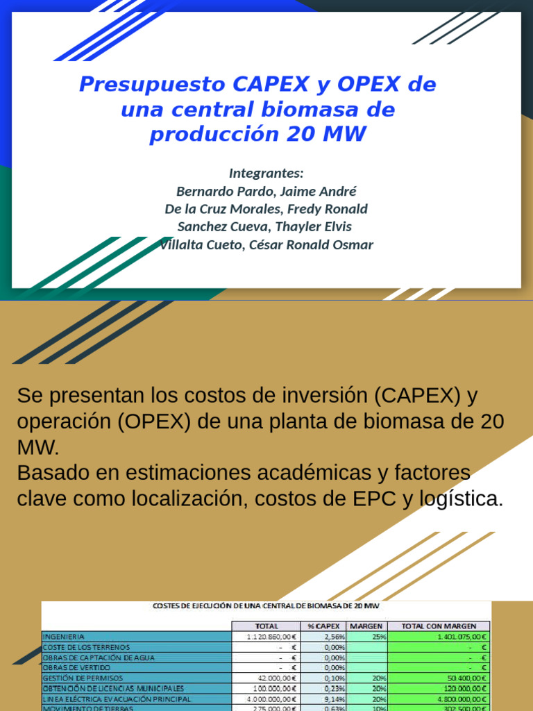 Grupo 3 Capex y Opex | PDF