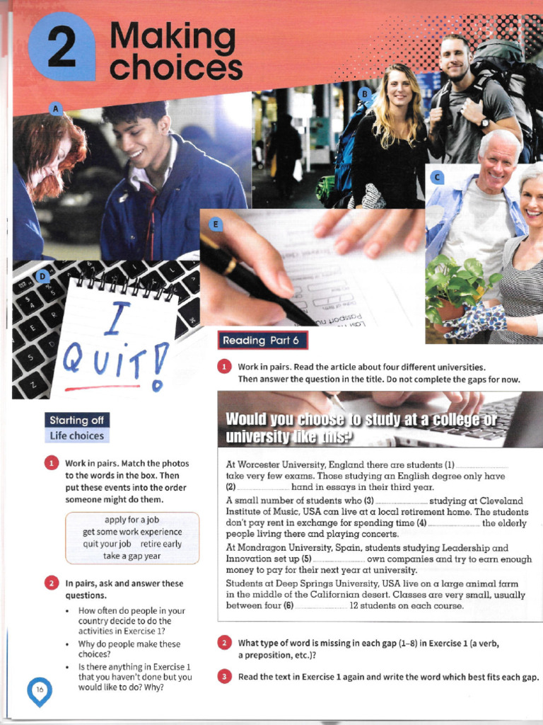 B1 Student's Book - Unit 2 | PDF