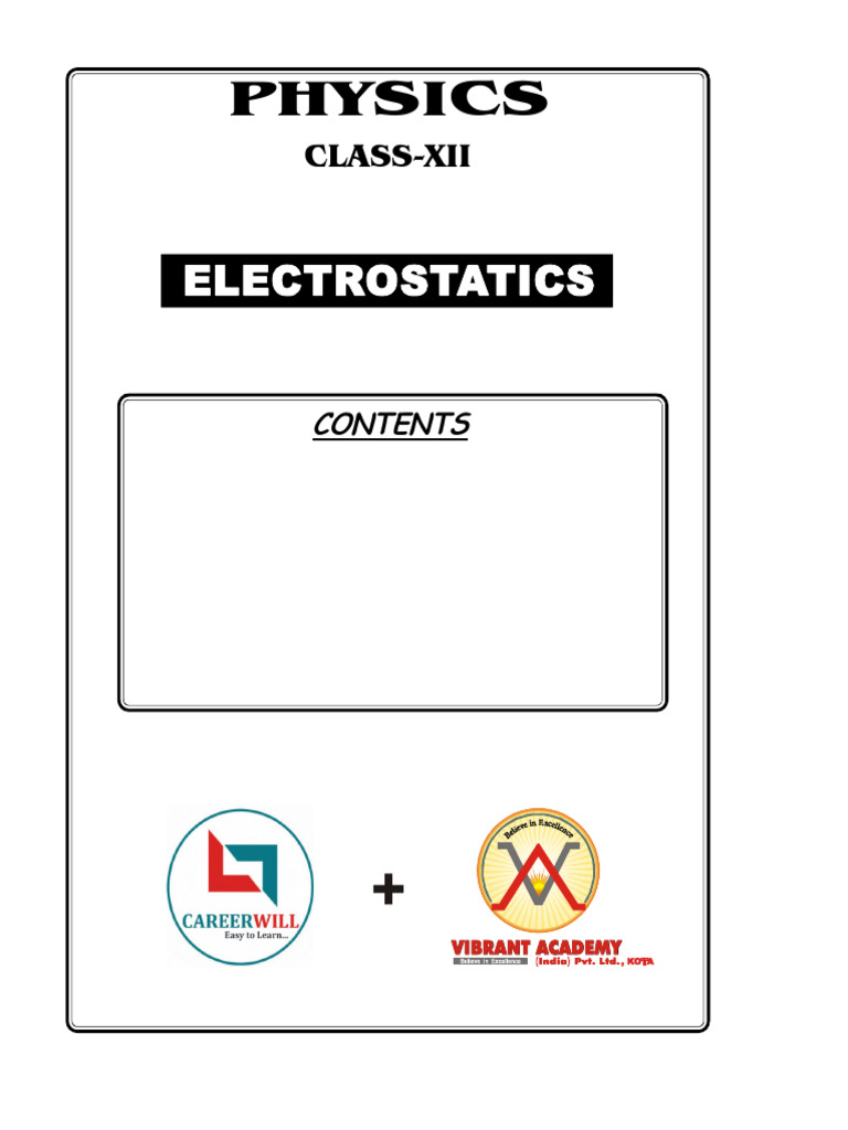CH - 1 | PDF | Electric Charge | Force