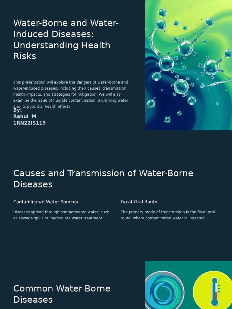 Water Borne and Water Induced Diseases Understanding Health Risks (1 ...