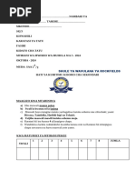 Bembea Ya Maisha Notes | PDF