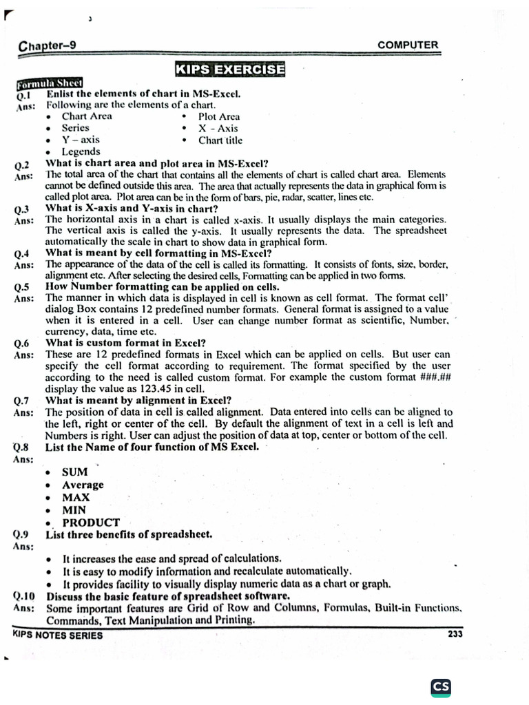 ICS Part 1 Computer Short and Long | PDF