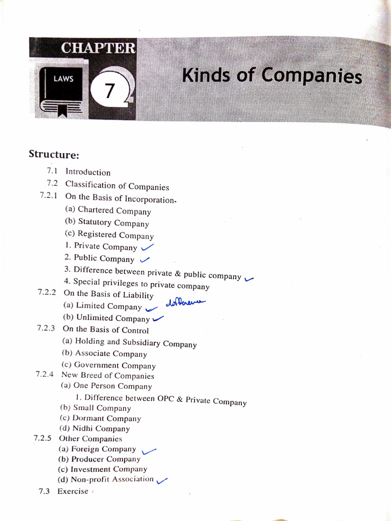 2.kinds of Companies | PDF | Companies | Corporations