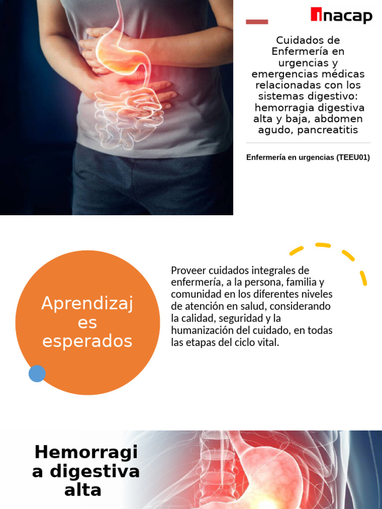 URG 7 HDA,HDB, Ab Agudo, Pancreatitis Aguda | PDF | Dolor | Especialidades Medicas