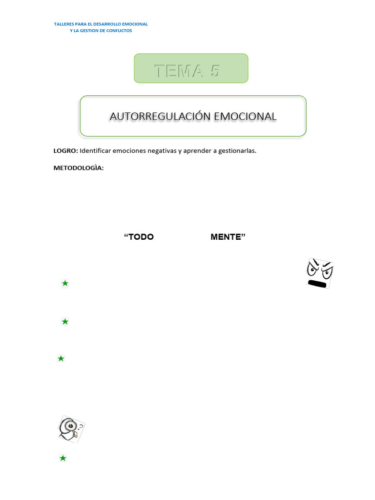 GUIA TALLER DE GESTION DEL GESTION EMOCIONAL Y RESOLCUION DE CONFLICTOS 2 (1) (1) 3-Páginas ...
